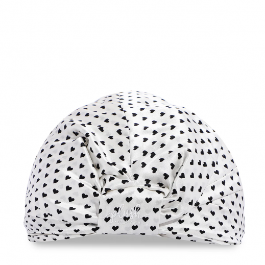 Buy Silk Hair Bonnet Heart Pattern - delivered by Joes Lab Within 24 ...
