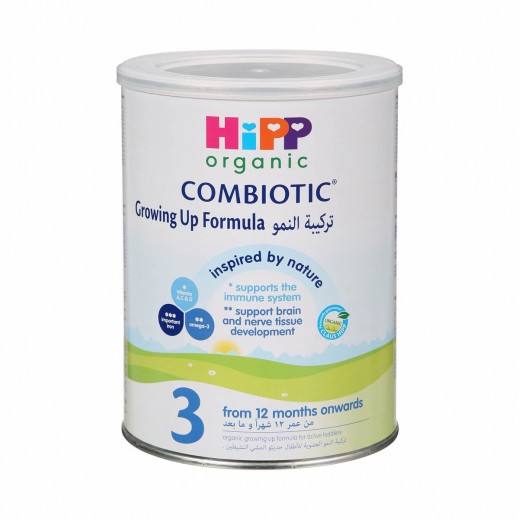 Buy HIPP Organic Baby Milk Combiotic Growing Up Formula 3 ( 12 - 36 Months) - 800 g | توصيل ...