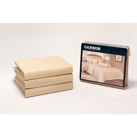 Buy Cannon Single Flat Plain Bed Sheet 2 Pcs Set - delivered by Taw9eel ...