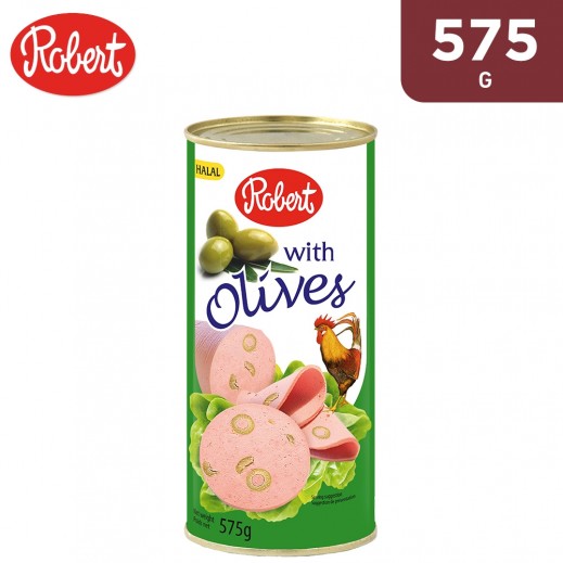 Buy Robert Chicken Luncheon Meat With Olives 575 g | توصيل Taw9eel.com