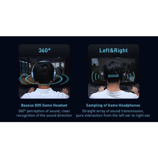 Buy Baseus Gamo 3D Gaming Headset | توصيل Taw9eel.com