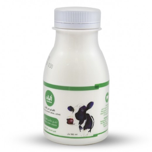 Buy Alban Laban Cow Full Fat Plastic Bottle 180 ml (3+1 Free) | توصيل ...