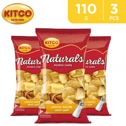 Buy Kitco Naturals Potato Chips Lightly Salted 3 x 110 g - delivered by ...