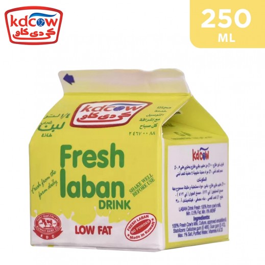 Buy Kdcow Fresh Low Fat Laban Drink 250 ml - delivered by Taw9eel Fast ...