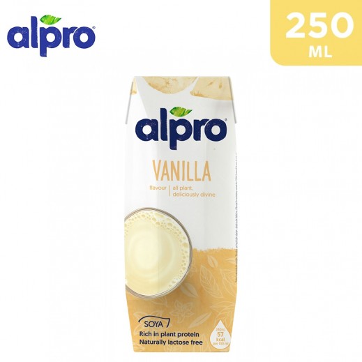 Buy Alpro Soya Vanilla Drink 250 ml | توصيل Taw9eel.com