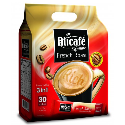 Buy AliCafe 3 In 1 Signature French Roast 30 x 22 g Sachets | توصيل ...