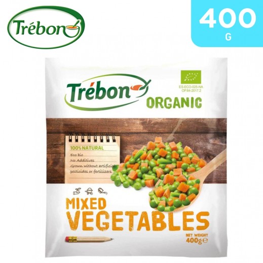 Buy Trebon Frozen Organic Mixed Vegetables (400 g) | توصيل Taw9eel.com