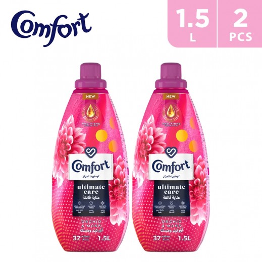 Buy Comfort Orchid & Musk Ultimate Care Concentrated Fabric Softener 2 x 1.5 L - delivered by ...