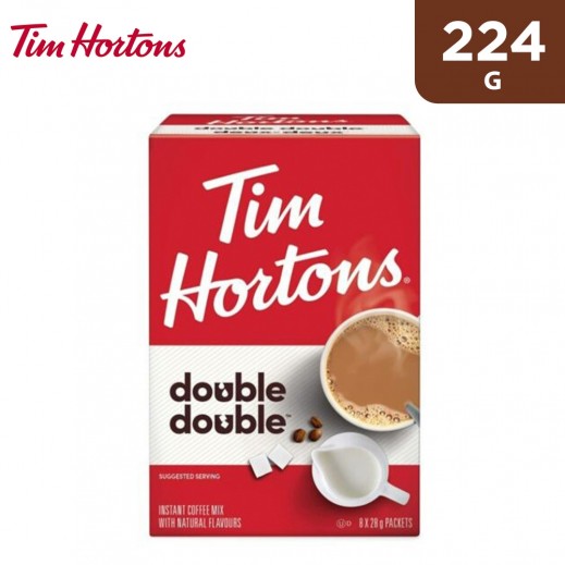 Buy Tim Hortons Double Double Instant Coffee Mix 224 g - delivered by ...