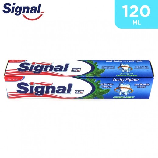 Buy Signal Toothpaste Fresh Mint 120 ml | توصيل Taw9eel.com