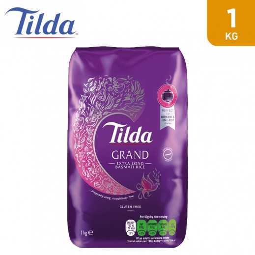 Buy Tilda Grand Basmati Rice (1 kg) | توصيل Taw9eel.com