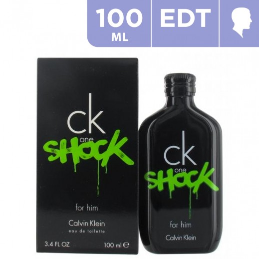 Buy Calvin Klein CK One Shock For Him EDT 100 ml | توصيل Taw9eel.com
