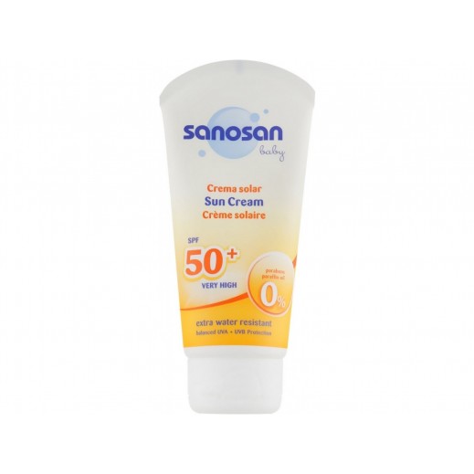 Buy Sanosan Baby Sun Cream SPF50+ 75 ml | توصيل Taw9eel.com