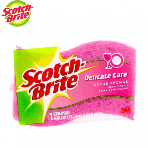 Buy Scotch Brite Delicate Care Scrub Sponge | توصيل Taw9eel.com