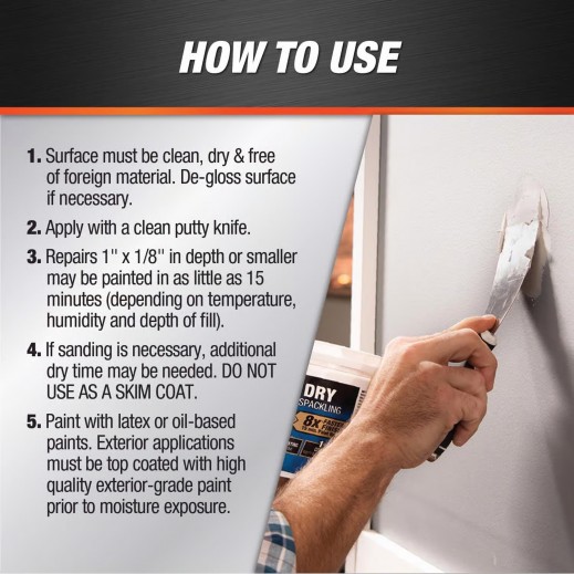 Buy Dap Fast Dry Premium Ready To Use Off-White Spackling and Patching ...