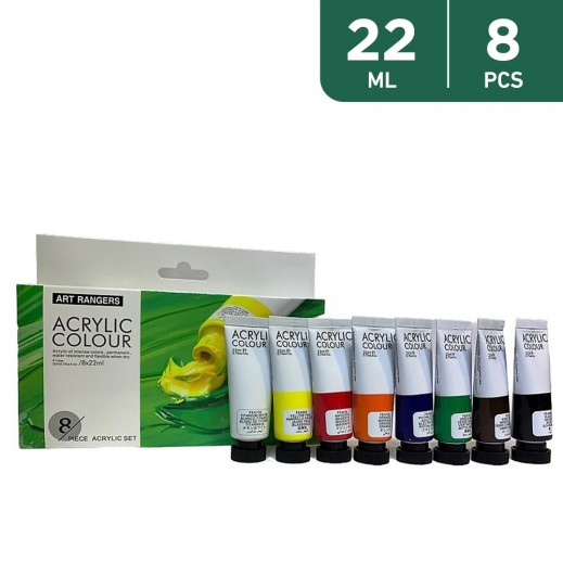 Buy Art Rangers Acrylic Paints Set 8 Colors 22 ml | توصيل Taw9eel.com