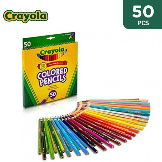 Buy Crayola Colored Pencils 50 Colors - delivered by Atlas Stationary ...