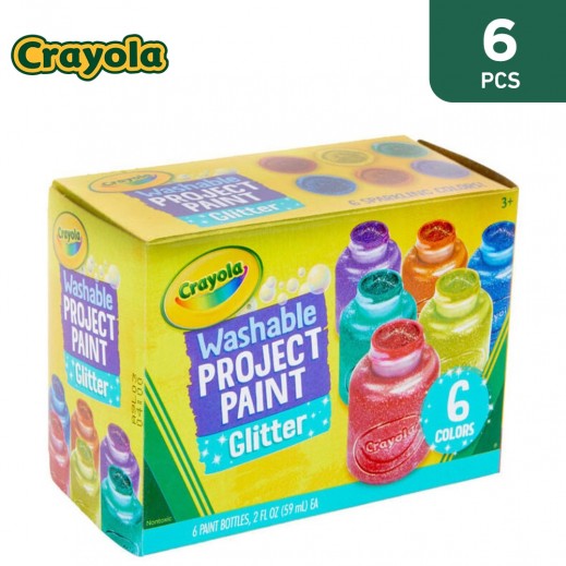 Buy Crayola Washable Project Glitter Paint 6 Colors - delivered by ...