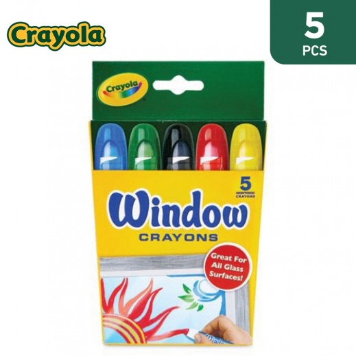 Buy Crayola Window Crayons 5 Colors - delivered by Atlas Stationary ...