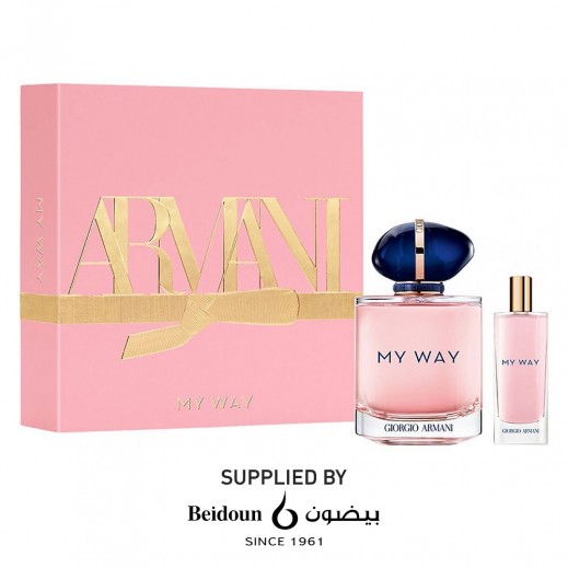 Buy Giorgio Armani My Way Gift Set EDP 90 ml + 15 ml For Women ...