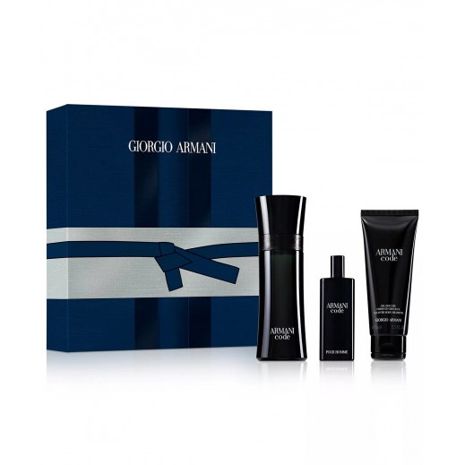 Buy Giorgio Armani Code EDT 75 ml + 15 ml + Body Shampoo 75 ml For Men ...