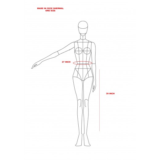 Buy Blue Sherwal By CeCe - delivered by Thouqi within 2 working days ...