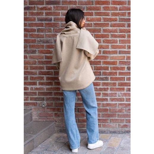 Buy Sand Wool Scarf Jacket - delivered by Thouqi within 2 working days ...