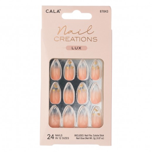 Buy Cala Nail Creations Lux Clear Tip 24 Nails - delivered by ...