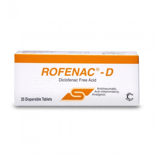 Buy Rofenac D 50mg 20 Tablets - delivered by Mezzan Pharmacy - within 2 ...
