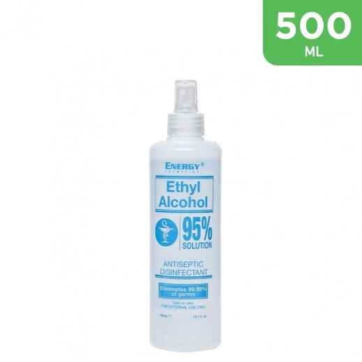 Buy Energy Alcohol Solution 95% Spray 500 ml - delivered by Pharmazone Pharmacy - within 2 Hours ...