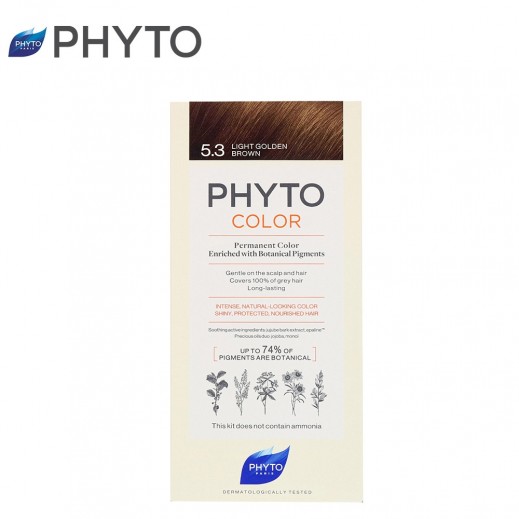 Buy Phyto Hair Color 5.3 Light Golden Brown - delivered by Pharmazone ...