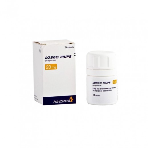 Buy Losec Mups 20 mg 14 Tablets - delivered by Pharmazone Pharmacy ...