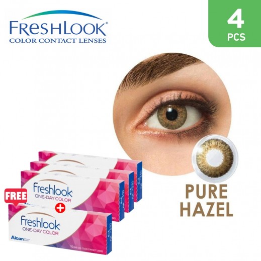 Buy Freshlook One Day Color 10 Lenses – Pure Hazel (3+1 Free ...