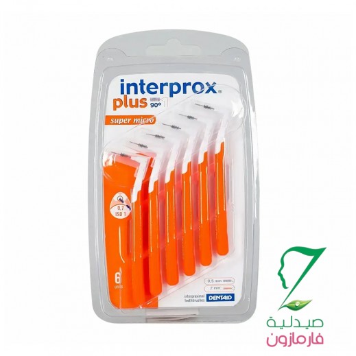 Buy Dentaid Interprox Plus Interdental Brushes - Orange - Super Micro 0 ...