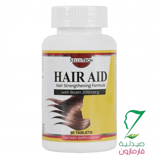 Buy Meditech Hair Aid 90 Tablets - delivered by Pharmazone Pharmacy ...