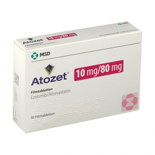 Buy Atozet 10mg/80mg 30Tablets - delivered by Pharmazone Pharmacy ...