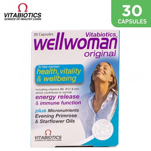Buy Vitabiotics Wellwoman 30 Capsules - delivered by Pharmazone ...