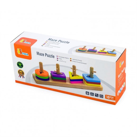 Buy Viga Maze Puzzle (18+ Months) - delivered by Waleed Toys within 24 ...