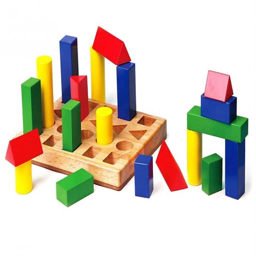 Buy Viga Shape Sequence Blocks (2+ Years) - delivered by Waleed Toys ...