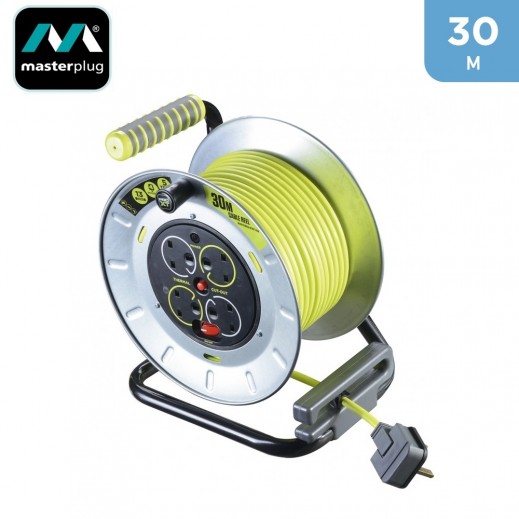 Buy Masterplug PRO-XT Metal Open Reel Cable 30M | توصيل Taw9eel.com