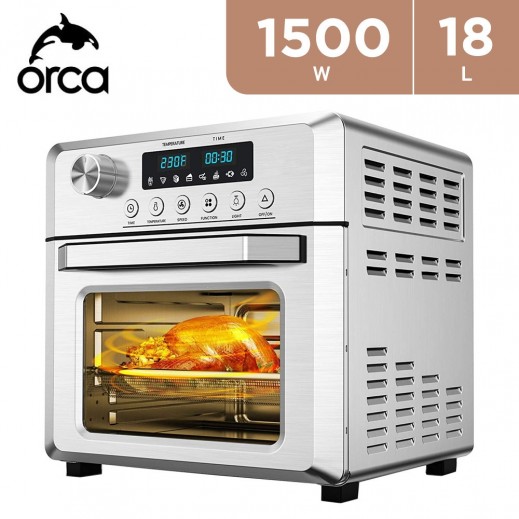 Buy Orca 1500W Electric Air Fryer Oven 18L | توصيل Taw9eel.com