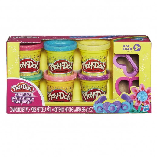 Buy Play-Doh Sparkle Compound Collection +3 Years | توصيل Taw9eel.com