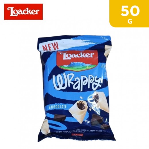 Buy Loacker Wrappy Chocolate 50 g - delivered by Taw9eel Fast | توصيل Taw9eel.com