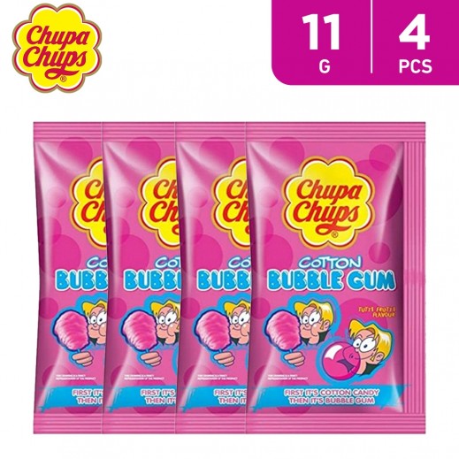 Buy Chupa Chups Bubble Gum Tutti Frutti Cotton Candy 4 x 11 g | توصيل ...