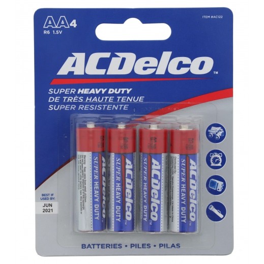 AC Delco Heavy Duty AA 1.5V Battery Pack 40 PCS - R6 | توصيل Taw9eel.com