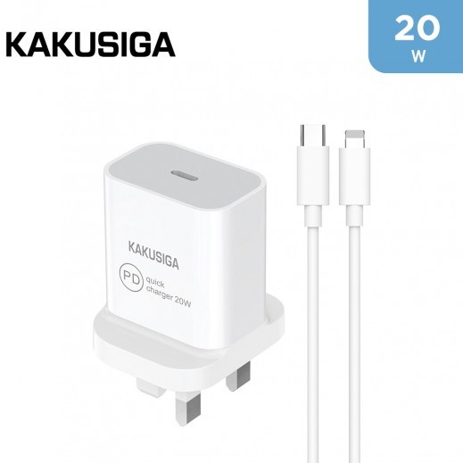 Buy Kakusiga Guansu PD20W Fast Charge Charger Set | توصيل Taw9eel.com