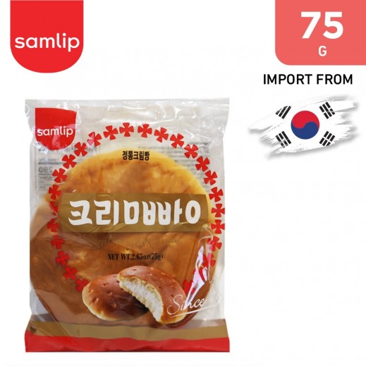 Buy Samlip Cream Bread 75 g - delivered by Taw9eel Fast | توصيل Taw9eel.com