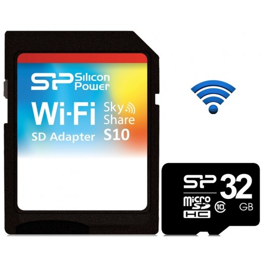Silicon Power 32GB WiFi SD Card | توصيل Taw9eel.com