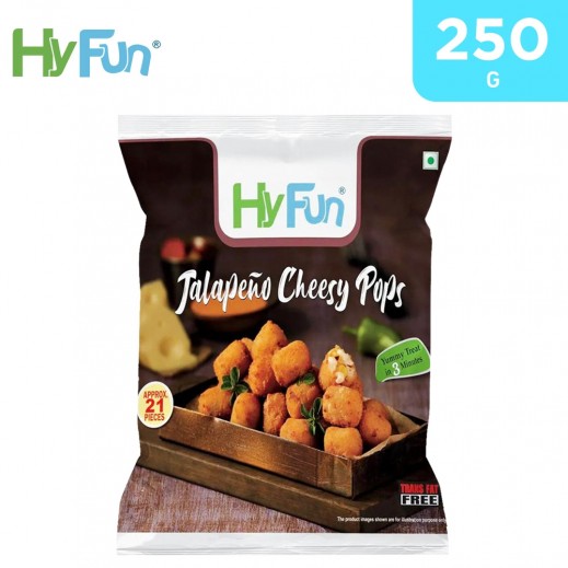 Buy HyFun Frozen Jalapeno Cheesy Pops Potato 250 g | توصيل Taw9eel.com