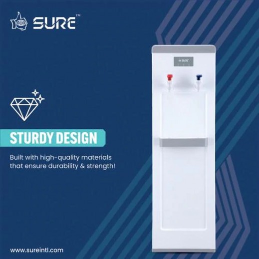 Buy Sure Top Loading Water Dispenser With 2 Taps - White | توصيل ...